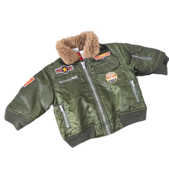 Baby Rebels | Jackets & Coats | Vintage Baby Rebels Top Gun Inspired Aviator Bomber Jacket Fur ...